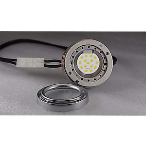 VITUNOV G8 LED Puck Light Bulbs, 3W Equivalent to 20W-25W Halogen Bulb, T4 JCD Type Bi-Pin Base, 120V Warm White 3000K G8 Bulbs for Under Cabinet, Counter Lighting, 6Pack