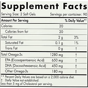 Nordic Naturals Ultimate Omega 1280 MG, 180 CT
