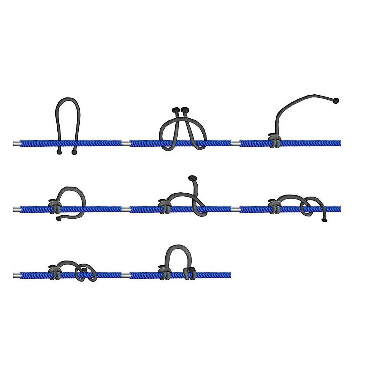 SAS 100 FT Release Nock Archery Compound Bow D-Loop Durable Wire