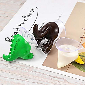 DOITOOL Towel Hooks 6pcs Suction Cup Wall Hooks Animal Tail Wall Hooks Hanger Holder for Shower Bathroom Kitchen Towel Loofah Sponge Robe Keys Bags (Mixed Color) Window Suction Cup Hooks