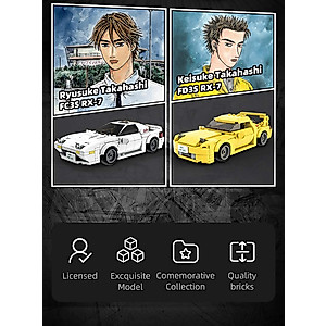 dOMOb Takumi Fujiwara's Tofu Shop - Initial-D 25-th Anniversary – CADA Bricks Toys for 8+ Age Kids & Adults - Licensed Build Model - 1908 Pieces or Blocks – for Boys, Hobbyist, Collector