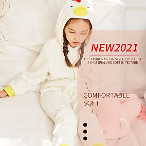 COSUSKET Chicken Oneise Pajamas Child Halloween Costume Age 2-14