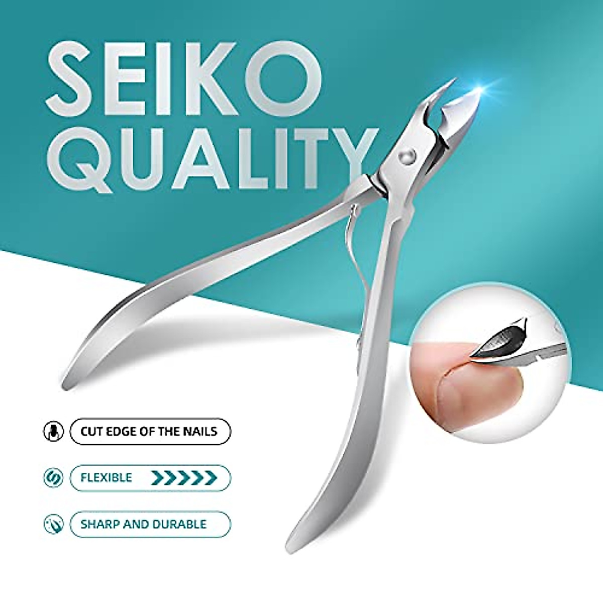 WOAMA Manicure Set 30 In 1 Nail Clipper Set Nail Kit For Women Men Stainless Steel Manicure Kit Professional with Travel Case