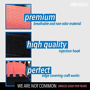 ellostar Women's Waist Trainer: Sweat Band for Belly Fat, Tummy Control, Back Support, Workout Shapewear, Weight Loss Aid Large, Pink