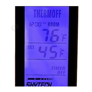 Skytech 5320P Programmable Fireplace Remote Control with Backlit Touch Screen