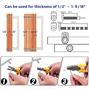 Ravinte 5 Pack Solid 5 Inch Kitchen Square Cabinet Handles Brushed Nickel Cabinet Pulls Drawer Pulls Kitchen Cabinet Hardware Kitchen Handles
