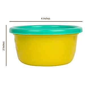 The First Years GreenGrown Reusable Bowls with Lids - Toddler Snack Bowl - Multicolored - 8 Pack
