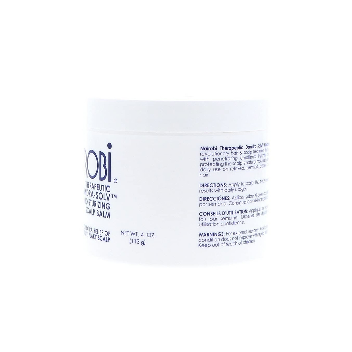 Nairobi Therapeutic Dandra-Solve Moisturizing Scalp Balm Unisex, 4 Ounce
