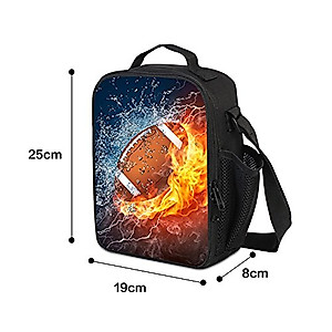Dispalang Horse Backpack and Insulated Lunch Box Bag School Cooler Bag Animal Bookbag Pencil Case