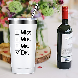 Fufandi Doctor Gifts for Women - Thank You Appreciation Doctor Gifts - Birthday Christmas Medical Graduation Gifts for Doctor, Dentists, Physician, MD, Med, Nurse, Care Worker - Tumbler Cup 20oz
