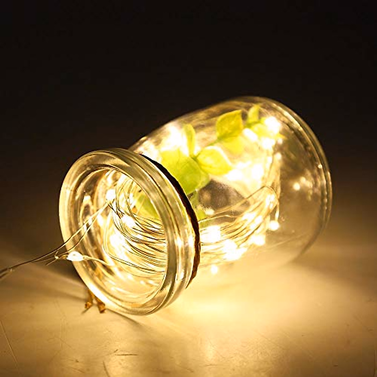 Vensans 50 LED Fairy String Light, LED String Light for Bedroom Lawn Landscape Garden Home Christmas Holiday Decor (Warm White)