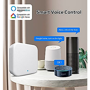 G2 Wifi Gateway Smart Lock Wifi Door Lock Gateway TTlock Smart Lock CATCHFACE Wifi Gateway Wi-fi Bridge Work with for Voice Control Wi-Fi Hub for TTLock App Smart Door Lock to Reach for Remote Control