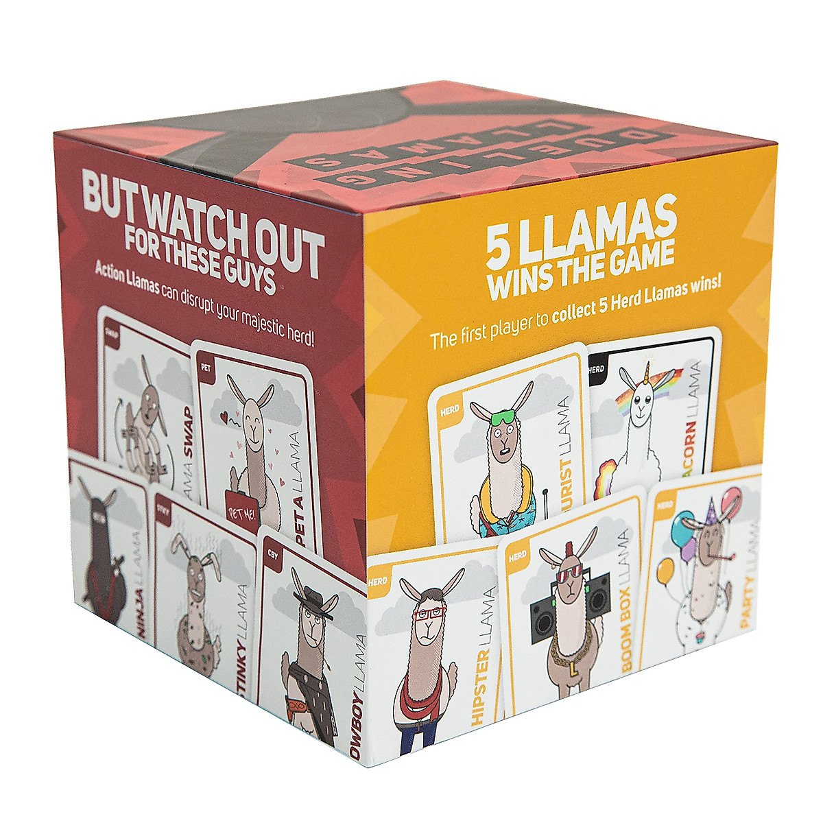 Dueling Llamas | A Simple Family Friendly Card Game | The Perfect Balance Of Strategy And Luck | Party Game For Adults and Kids 2-6 Players | Great for Couple's Date Night