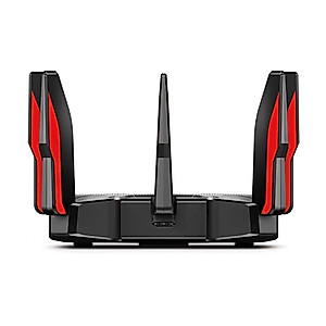 TP-Link AC5400 Tri Band WiFi Gaming Router(Archer C5400X) – MU-MIMO Wireless Router, 1.8GHz Quad-Core 64-bit CPU, Game First Priority, Link Aggregation, 16GB Storage, Airtime Fairness