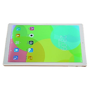 Naroote Gaming Tablet, 10.1in Tablet 100 to 240V 6GB RAM 128GB ROM 2560x1600 for Office (EU Plug)