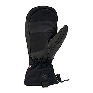 Gordini Men's Standard Cache Gauntlet Mitten, Black, Large