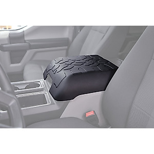 Boomerang® Tire Tread Armpad™ for Ford F150 (2015-2021) - Flow-Through Console Version - Center Console Armrest Cover
