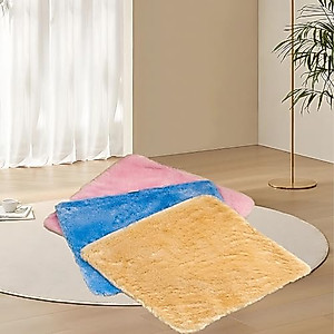 Cat Cushion Bed Plush,Self Heating Pet Blanket Pad Pets Puppy Kitten Small Dog Super Soft Warm Washable Foldable Sleeping Bag House Pads Thermal Mat Blanket for pet (Square