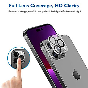 Esanik [3+2 Pack] Privacy Screen Protector for iPhone 14 Pro Max 6.7" Anti-Spy Tempered Glass + Camera Lens Protector, Installation Frame, 9H Hardness, Case Friendly, Easy Installation, Bubble Free