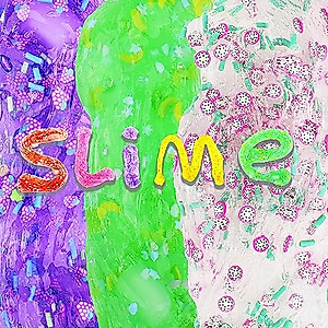 6 Pack,Fun Slime Crystal Clear Slime Kit,Super Soft and Non-Sticky, DIY Crunchy Slime Toy for Kids, Boba Slime Party Favors for Girls Boys, Stress Relief Toys