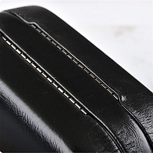 HOM-outdeer [2 in 1] Dual Glasses Case Hard Shell Eyeglass Case Protective for 2 Eyeglasses (Not Suitable for Sunglasses) (black)