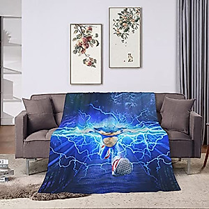 Cartoon Blanket Super Soft Flannel Throw Blanket Warm Lightweight for Kids Adults Gifts 50"X40"
