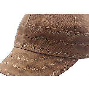 BOCOMAL Welding Cap HRC2 Flame Resistant 10OZ Durable Cotton Duck 2 Sided 6 Pannel Welder Hats 7 3/8 Brown