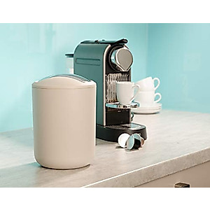 WENKO 21221100 Swing Cover bin Brasil, S, Taupe, 1 Pack, 14 x 14 x 21 cm