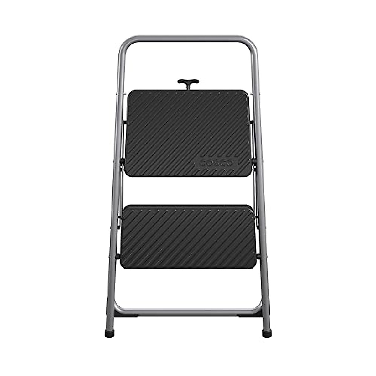 COSCO 11137PBL1E 2 Household Folding Step Stool, ANSI Type 3, 200 lb Weight Capacity, Platinum
