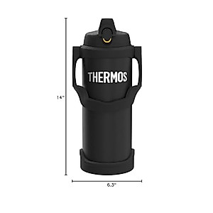 Thermos FJQ-2500 BK Vacuum Insulated Sports Jug, 6.5 gal (2.5 L), Black