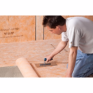 Schluter Kerdi Bonded Waterproofing and Vapor-Retardant Membrane for Tile Application - 3' 3" Width, 16' 5" Length, 54 Square Feet - KERDI200/5M
