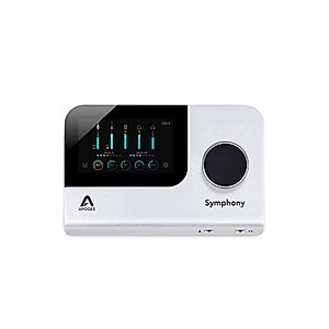 Apogee Symphony Desktop - Pro Audio Interface with Touch-Screen Display, Headphone Amp with Phantom Power for Recording, Live-Stream & Podcast, works with Mac, PC, iPhone, and iPad
