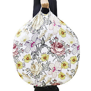 Newborn Lounger Cover for Boys Girls, Removable Cover for Infant Lounger Pillow, Soft Snug Fitted Baby Lounger Slipcover,Floral