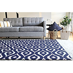 Stylish Reversible Foam Floor Mat | Play mat for Toddlers, Baby Play mat, Tummy time Crawling mat | Kids Play mat | Yoga Mat | Non-Toxic, Waterproof, Durable, Easy-to-Clean | Large Blue - Gray