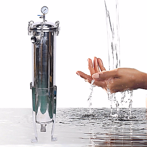 304 Stainless Steel Bag Filter with Pressure Gauge Good Sealing Quick Opening Bag Filter for Industrial (#2)