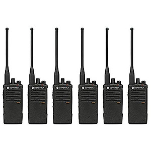 6 Pack of Motorola RDU4100 Two Way Radio Walkie Talkies