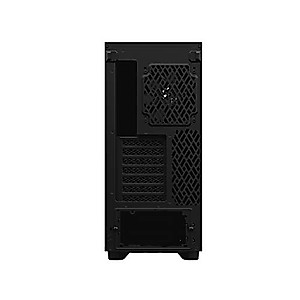 Fractal Design Define 7 Compact Black Brushed Aluminum/Steel ATX Compact Silent Dark Tinted Tempered Glass Window Mid Tower Computer Case
