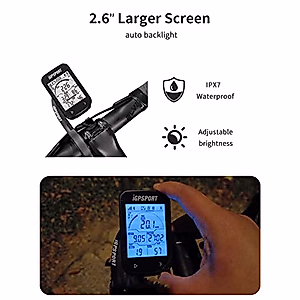 iGPSPORT BSC100S Bicycle/Bike Computer Wireless, 2.6-inch LCD Display GPS Bike Computer (Set)