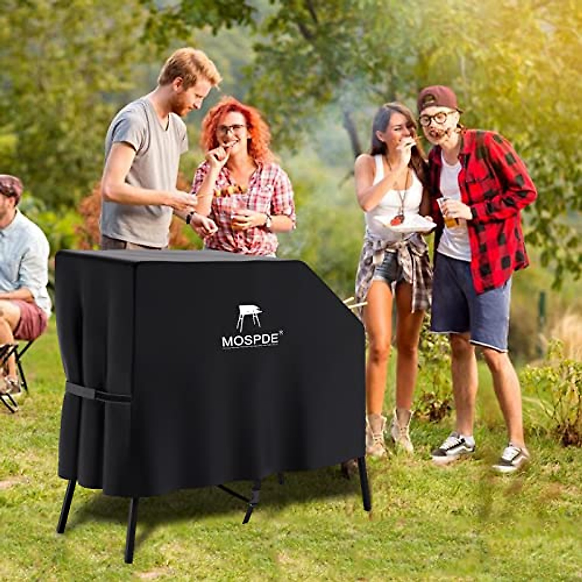 Griddle Cover Fits for Blackstone 22 Inch 17 Inch Griddle with Hood and Stand, Waterproof Grill Cover for Blackstone 22" 17" Griddle with The Lid and Stand, 600D Heavy Duty Water-Resistant