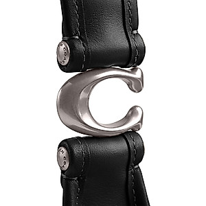 COACH Glovetanned Leather Eve Shoulder Bag, Black