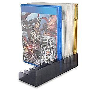 2Pcs CD Game Card Holder Storage Rack Compatiblefor PS4/PS4 Slim/PS4 Switch PRO Box