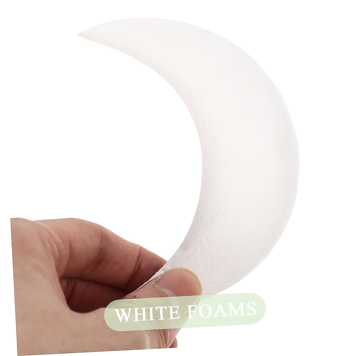 Abaodam Moon Cake Embryo Cake Decorating Turntable Fake Cake Model Multipurpose Tool Mutitool Polystyrene Cake Dummy Cake Dummies 4 Inch Multitools Crafts Foam Child Heart-Shaped White