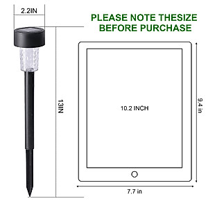 Dynaming 16 Pack Outdoor Solar Pathway Lights, Warm White LED Solar Powered Walkway Lights, Waterproof Landscape Decorative In-Ground Lighting for Garden Lawn Patio Yard Deck Driveway