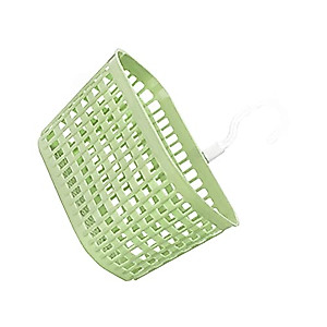 DOITOOL Shower sponge holder Caddy Basket Hanging Shower Caddy Plastic Shower Tote Bathroom Storage Organizer for Shampoo Conditioner Cosmetics Bath Toy Hair Supplies soap holder Green sink candy