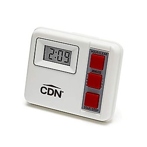 CDN TM2 Digital Timer, 1 EA, White