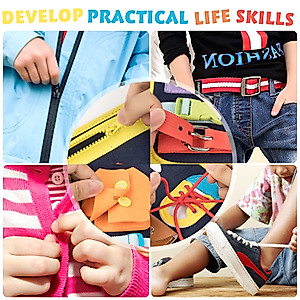 Busy Board Montessori Toys for Toddlers 2-4, Sensory Board Busy Book for Toddler Travel Toys Preschool Learning Activities Educational Toys for Toddlers 2 3 4 Year Old Boys Girls