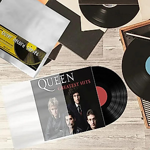 Vinyl Record Sleeves - Outer Album Covers - Protective Storage - Clear Durable Sleeves 25 Count