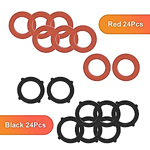 Garden Hose Washer Heavy Duty Rubber Washer Seals Fit All Standard 3/4 Inch Garden Hose and Water Faucet Fittings