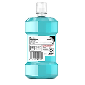 Listerine Cool Mint Antiseptic Oral Care Mouthwash to Kill 99% of Germs That Cause Bad Breath, Plaque and Gingivitis, ADA-Accepted, 8.5 Fl Oz