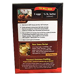 Jamaican Fruit Cake Mix - Annilu 1.7 Lb - Product of Jamaican